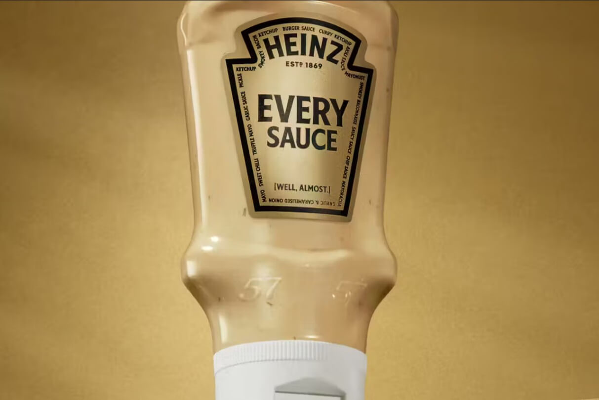 Heinz's new sauce -'every sauce'Heinz